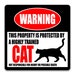 Cat Sign Cat Gift Cat Warning Sign Cat Novelty Sign Cat - Etsy