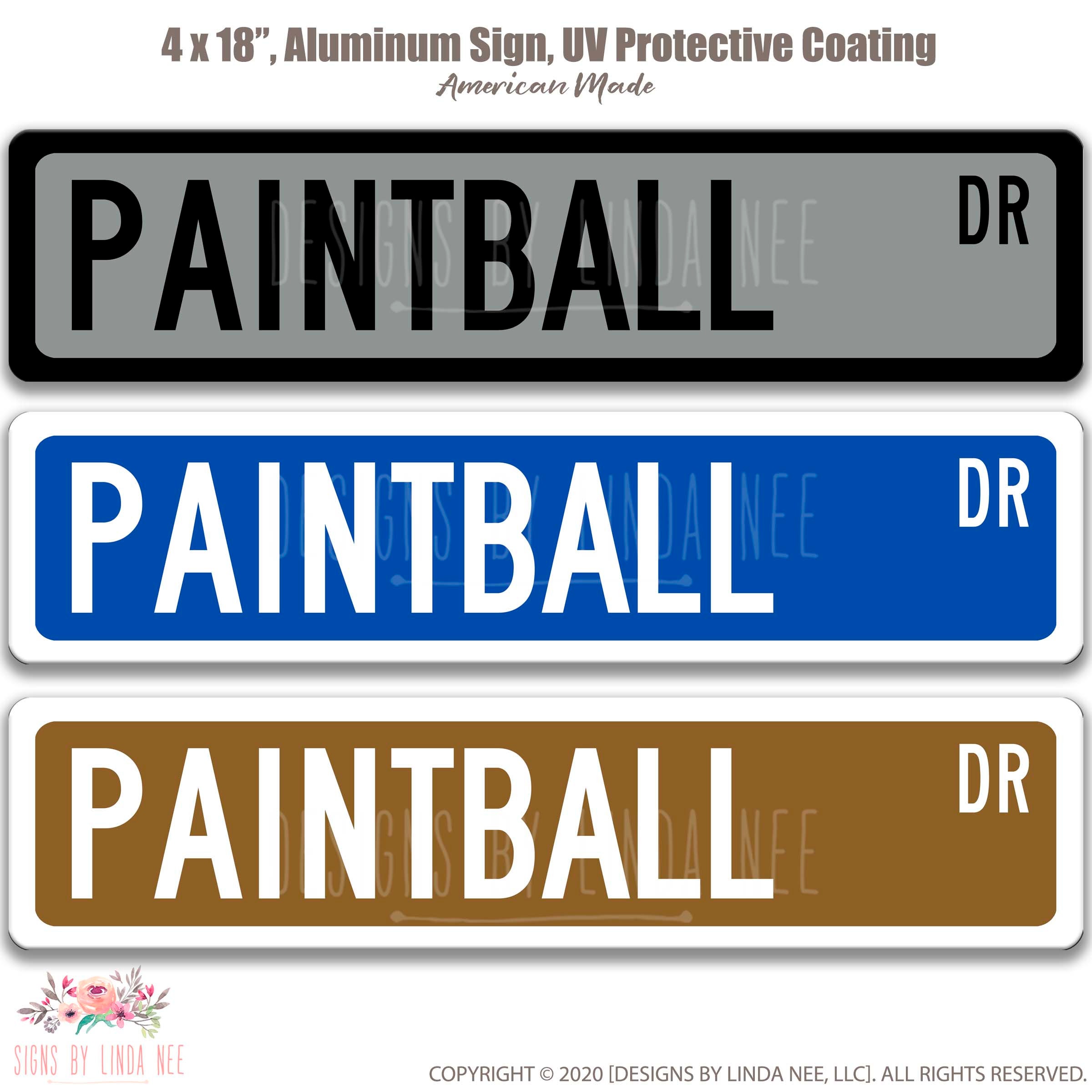 Paintball Sign