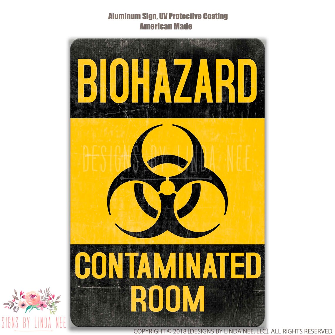 Kids Room Sign BIOHAZARD Contaminated Room Funny Sign Game - Etsy