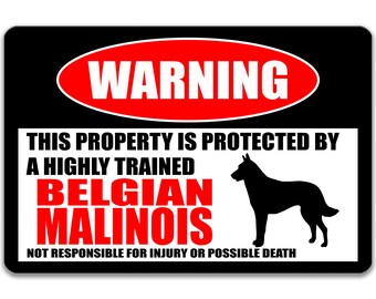 German Shepherd Security Sign - Etsy