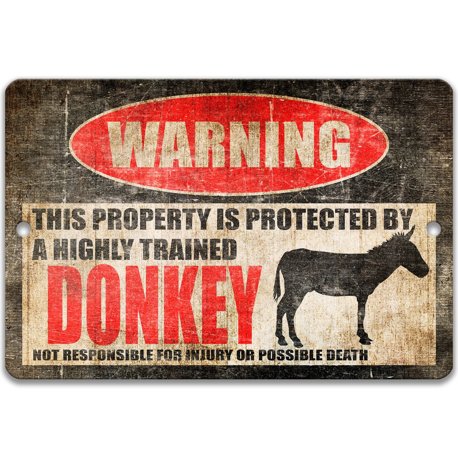 Donkey Sign Barn Sign Mule Sign Donkey Decor Donkey Warning | Etsy