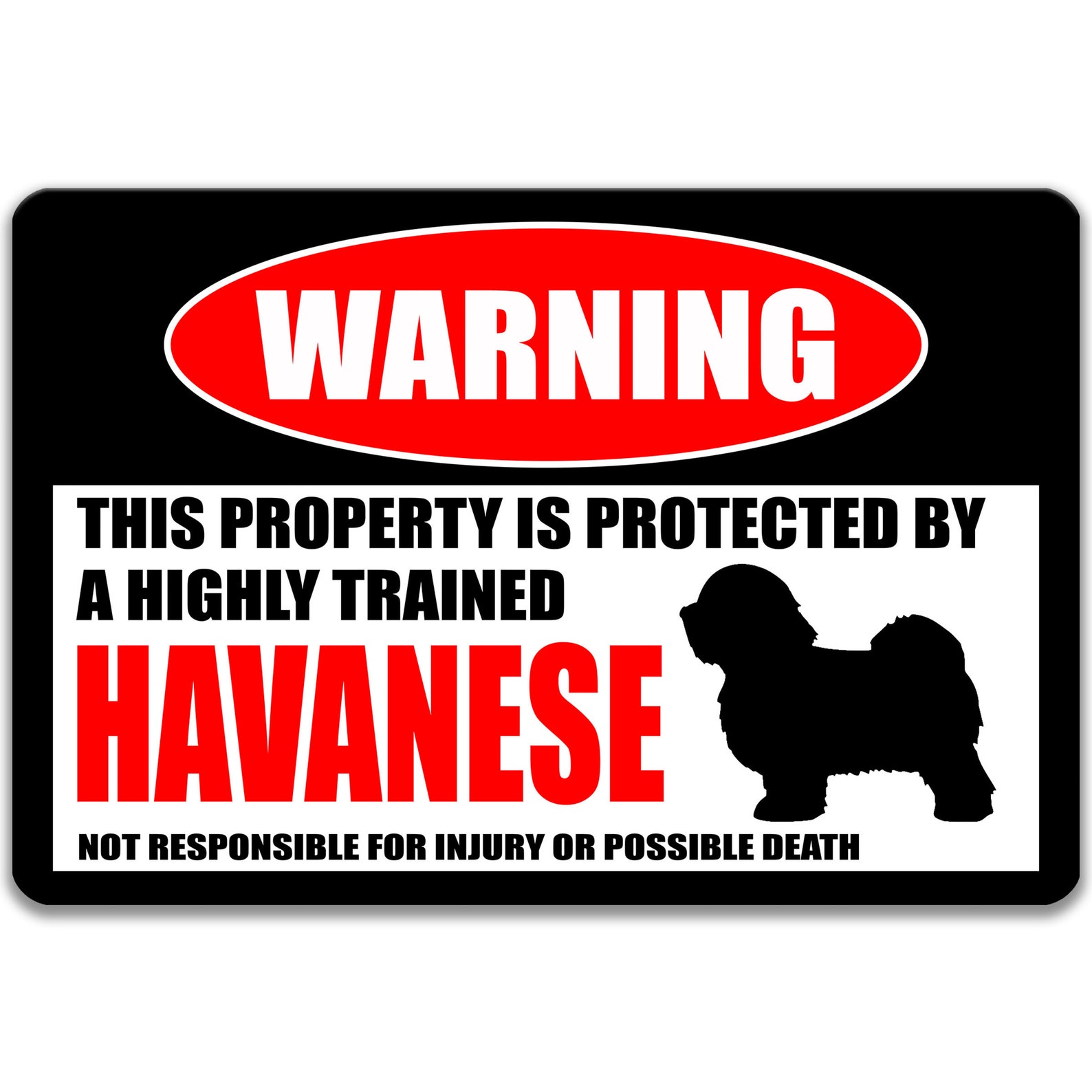 Havanese Sign Funny Havanese Sign Havanese Dog Sign Funny - Etsy