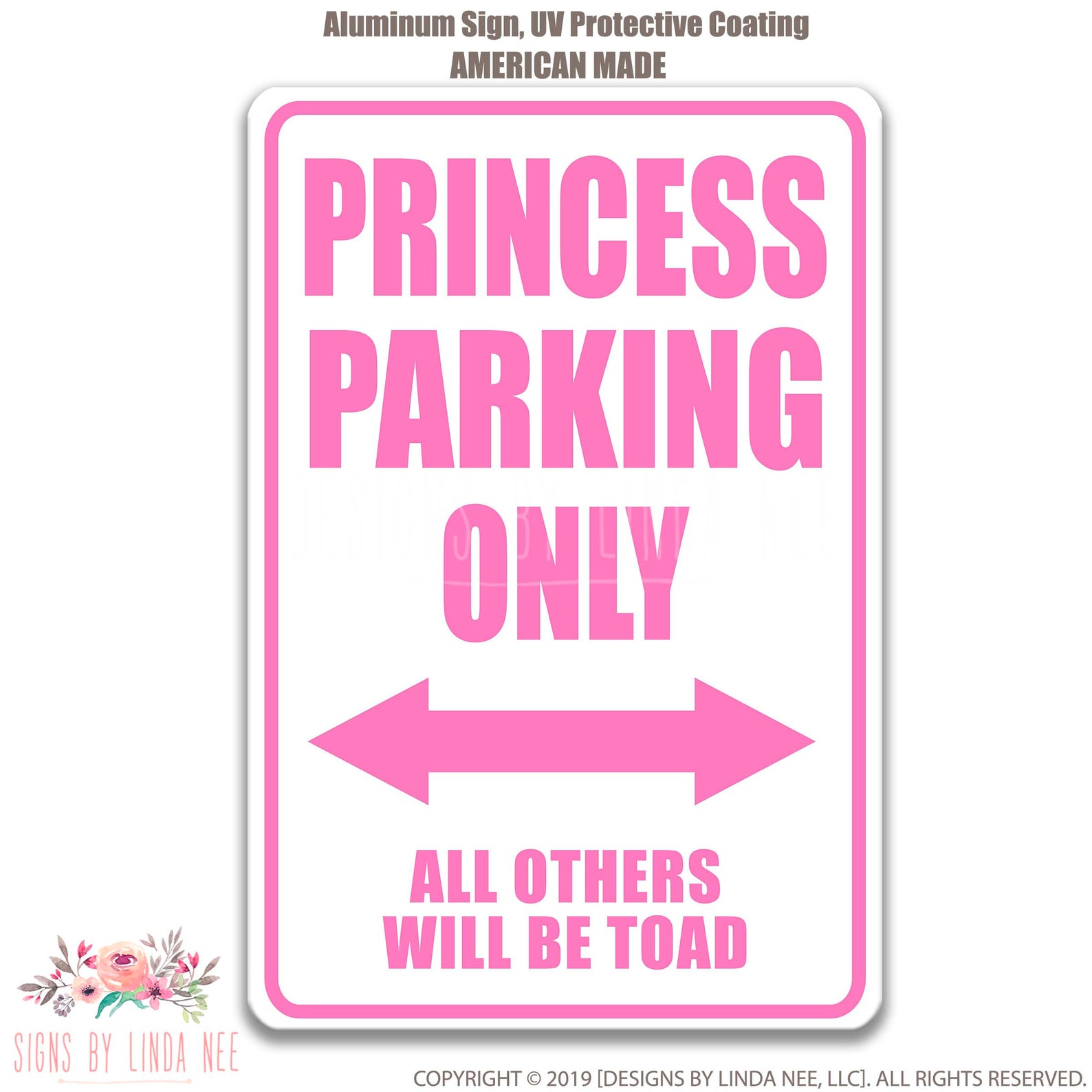 Princess Parking Sign Princess Decor Bike Sign Garage Sign - Etsy