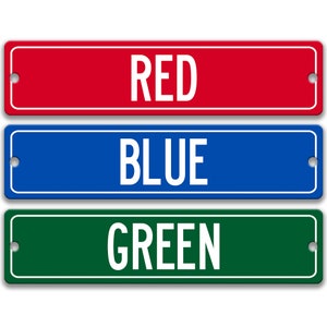 Personalized Street Sign, Create Your Own Street Sign With Your Name or ...