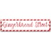 Gingerbread Sign Front Yard Sign Gingerbread Street Sign Front Door ...