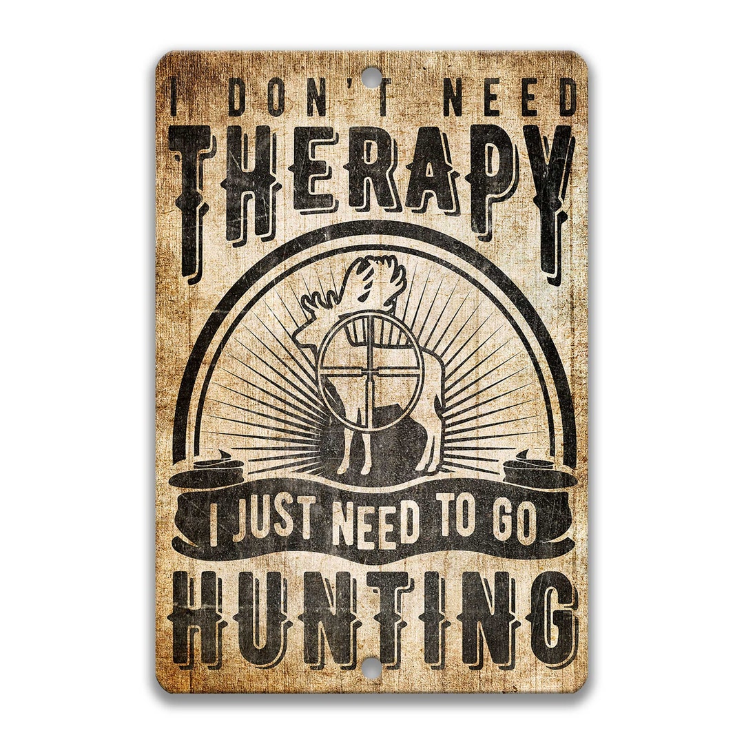 Funny Hunting Sign, Deer Hunting Sign, Deer Hunting Decor, Man Cave ...