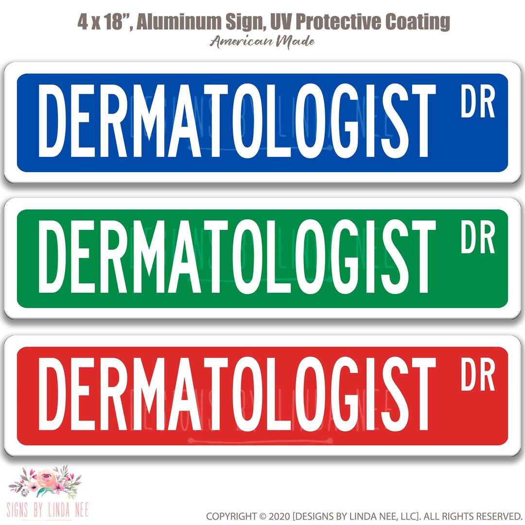 Dermatologist Sign, Gift for Doctor, Medical School Graduation Gift ...