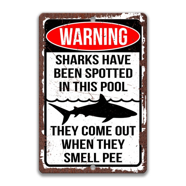 Funny Pool Signs - Etsy