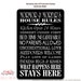 Mormor and Morfar Sign, Mormor and Morfar House Rules Sign, Gift for Mormor Gift for Morfar ...