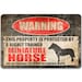 Miniature Horse Sign Mini Horse Warning Sign Horse Barn Sign Farm Sign ...