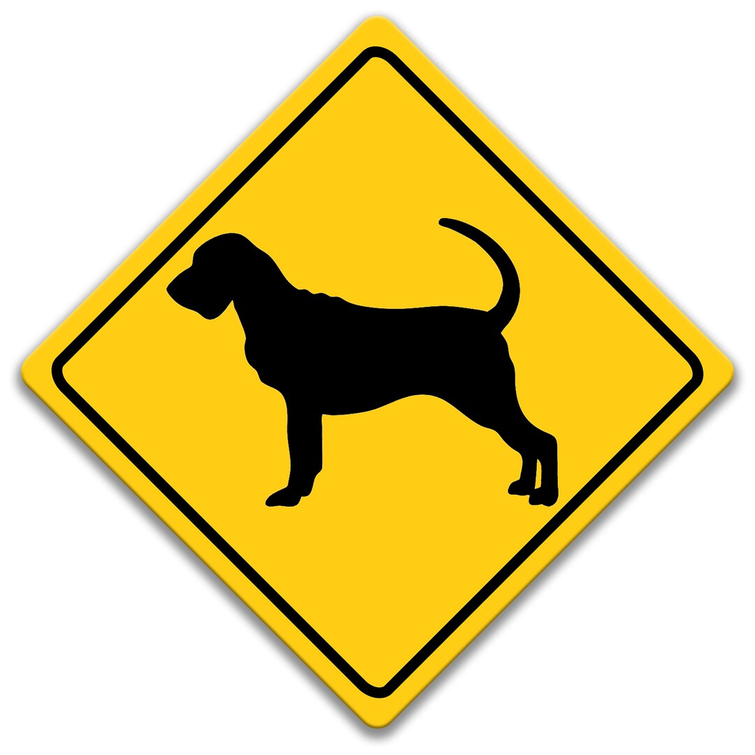 Bloodhound Crossing, Metal Street Sign, Bloodhound Decor, Bloodhound ...