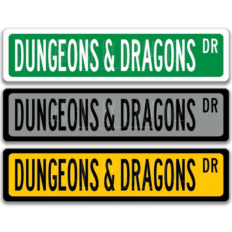 Dungeons and Dragons Sign Dnd Sign Dungeon Master Gift | Etsy