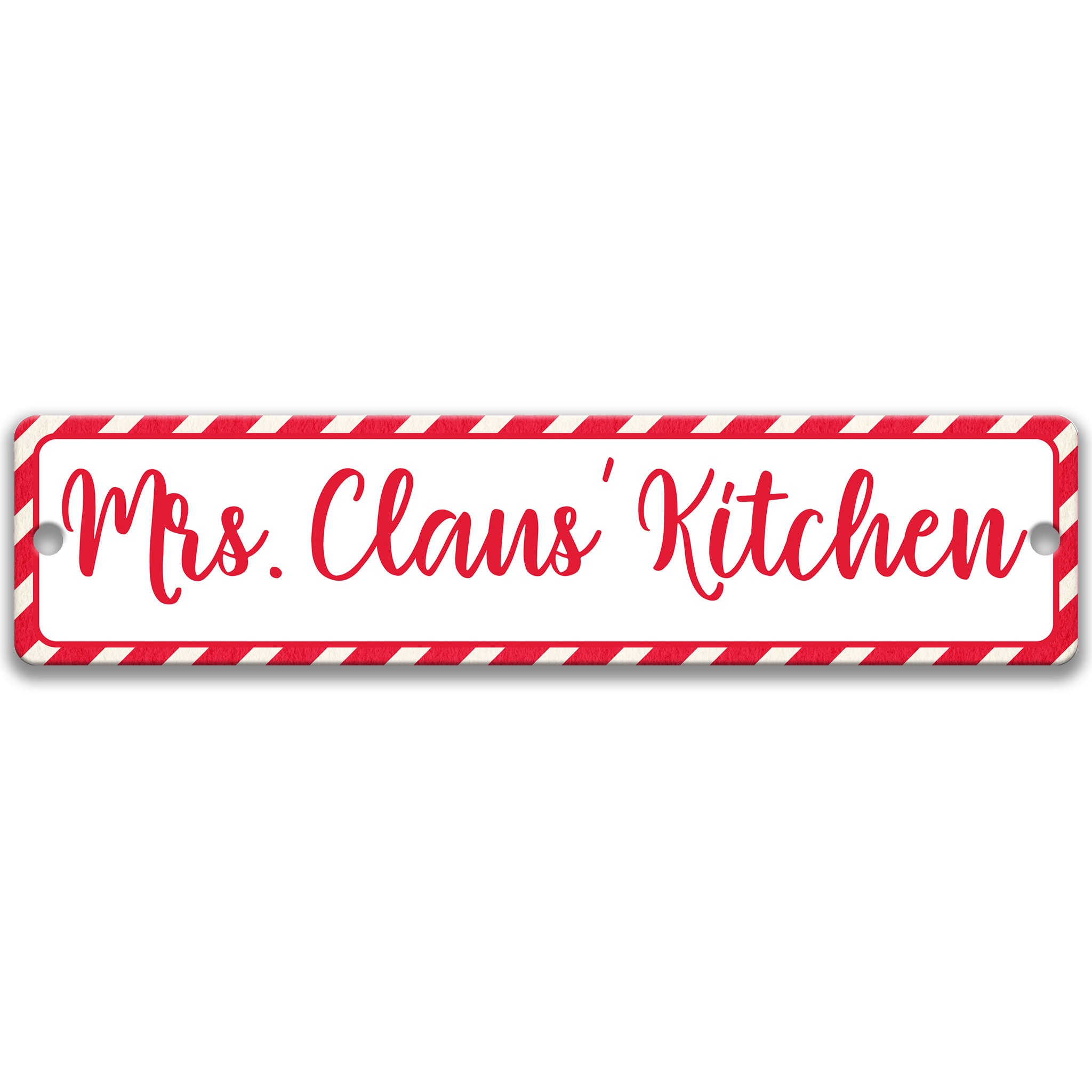 Mrs Claus' Kitchen Sign Kitchen Christmas Decor Baking | Etsy