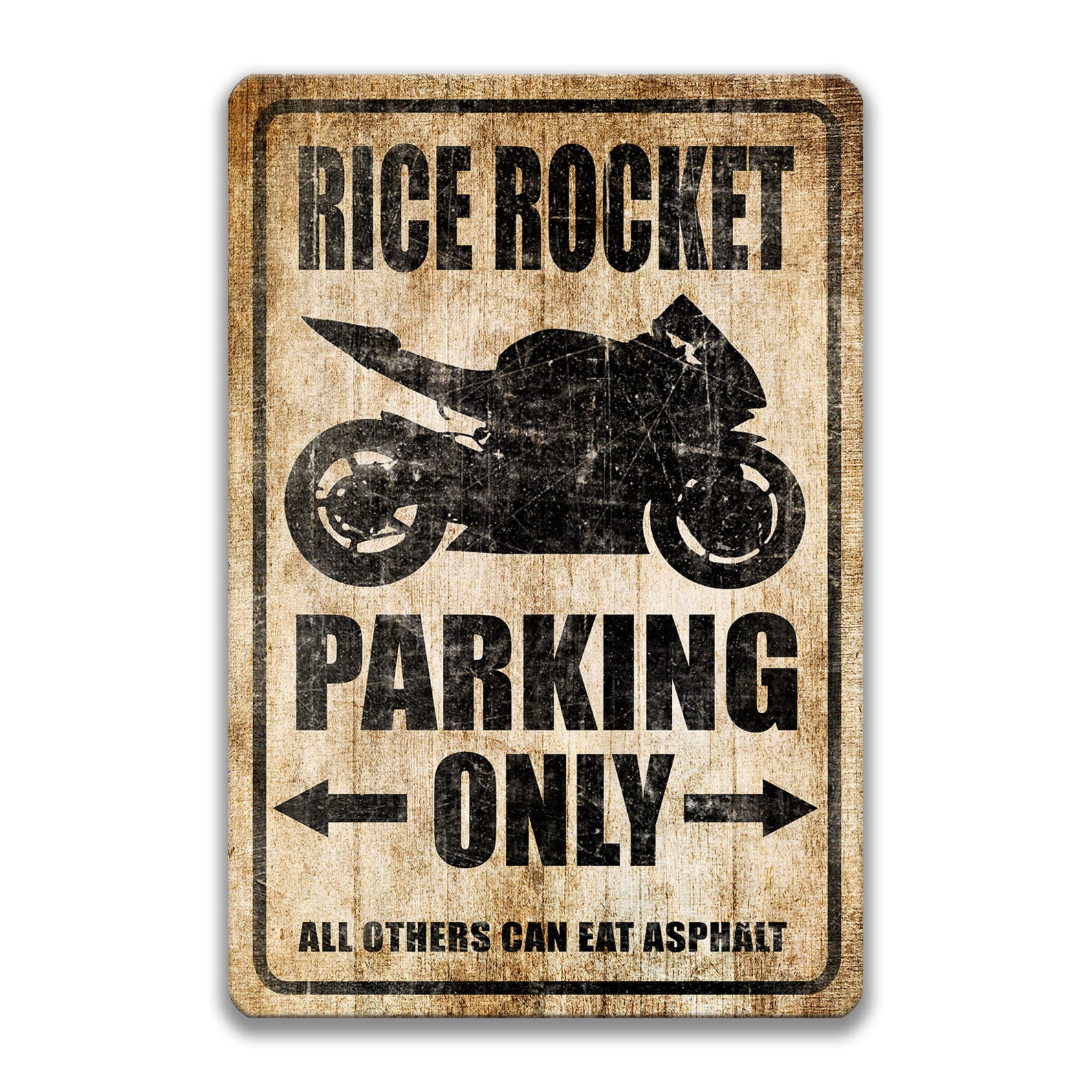 Rice Rocket Parking Only Sign Rice Rocket Sign Rice Rocket - Etsy