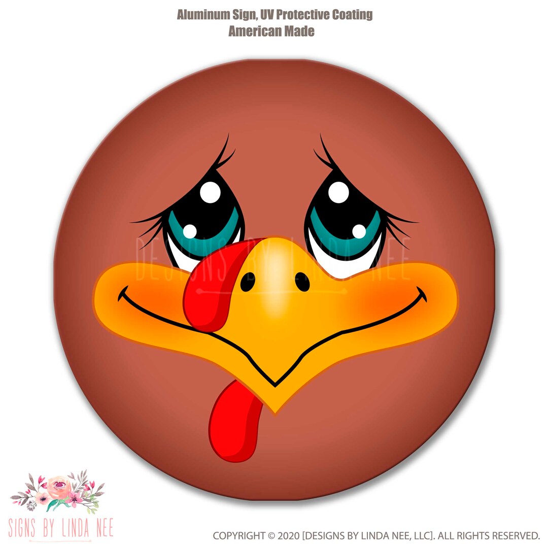 Thanksgiving Wreath Sign, Turkey Face Sign, Fall Wreath Sign, Fall Home ...