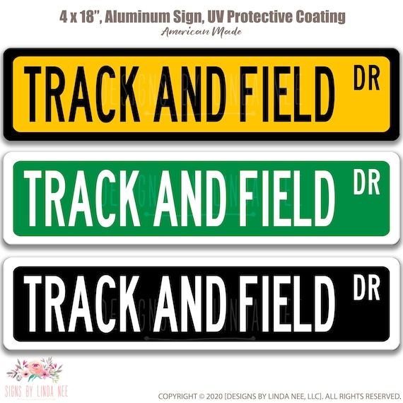 Track and Field Sign Track and Field Gift Track and Field - Etsy