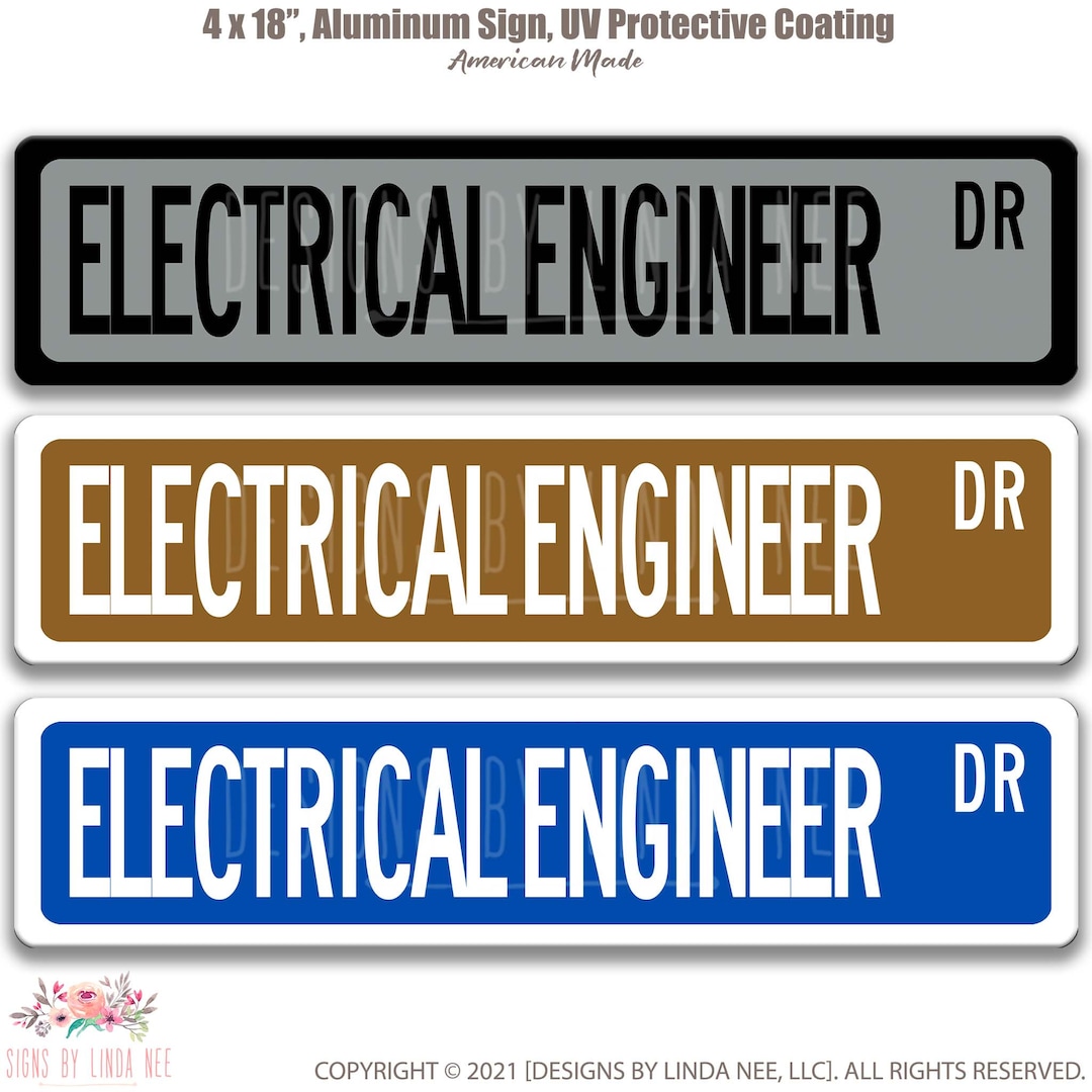 Electrical Engineer Sign, Engineer Gift, Electrical Engineer Gift ...