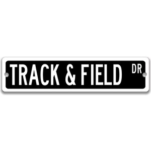Track and Field Sign, Track and Field Gift, Track and Field Wall Decor ...