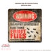 Funny Fruit Flies Sign, Bug Warning Sign, No Trespassing Sign, Funny ...
