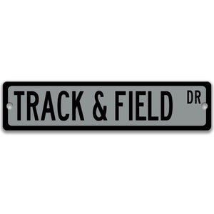 Track and Field Sign, Track and Field Gift, Track and Field Wall Decor ...