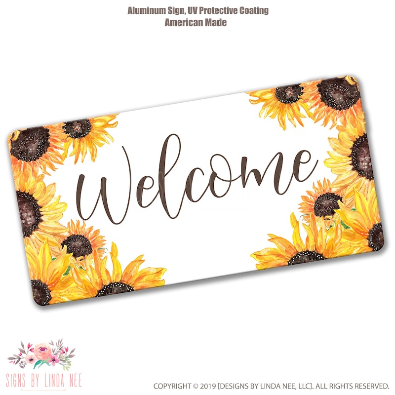 Sunflower Signs - Etsy