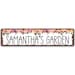 Personalized Garden Sign, Custom Garden Gate Sign, Plant Sign for Your ...