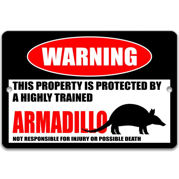 Armadillo Sign - Etsy
