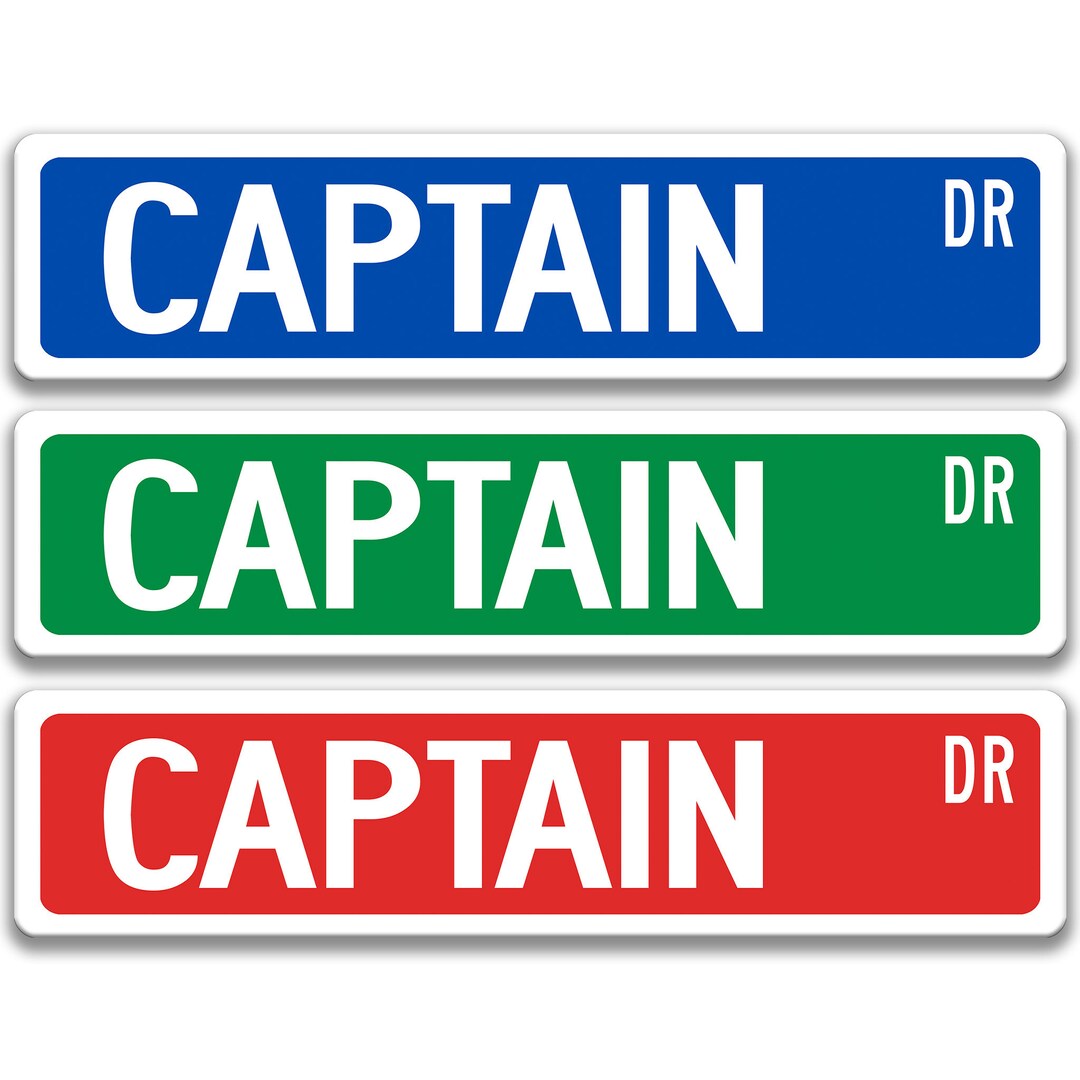 Captain Sign, Boat Captain Sign, Pontoon Captain, Boating Accessories ...