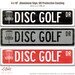 Disc Golf, Disc Golf Sign, Disc Golf Gift, Disc Golf Player, Disc Golf ...