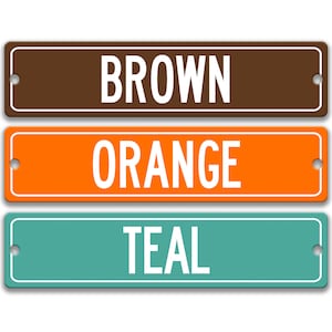 Personalized Street Sign, Create Your Own Street Sign With Your Name or ...