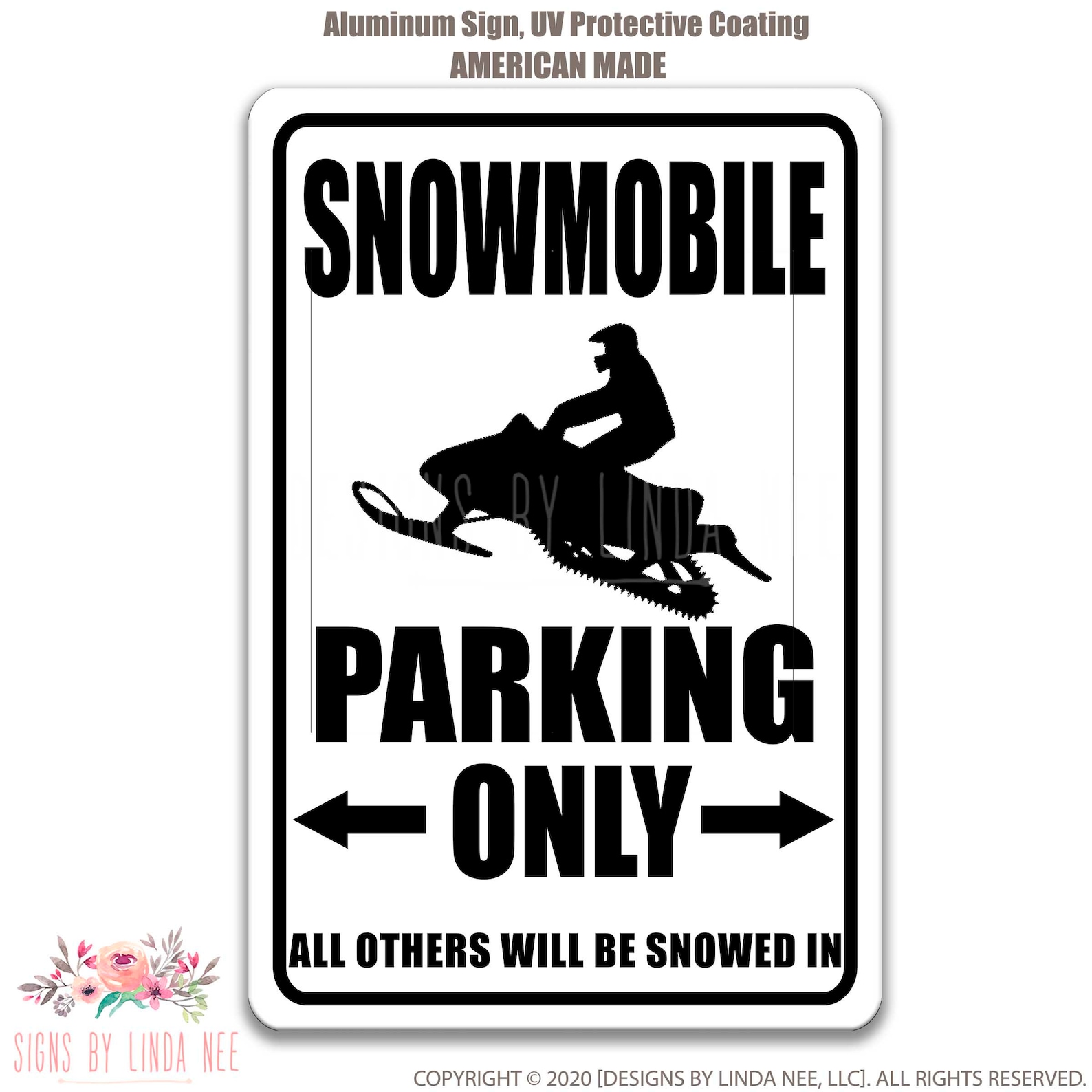 Snowmobile Parking Only Sign Snowmobiling Sign Snowmobile - Etsy