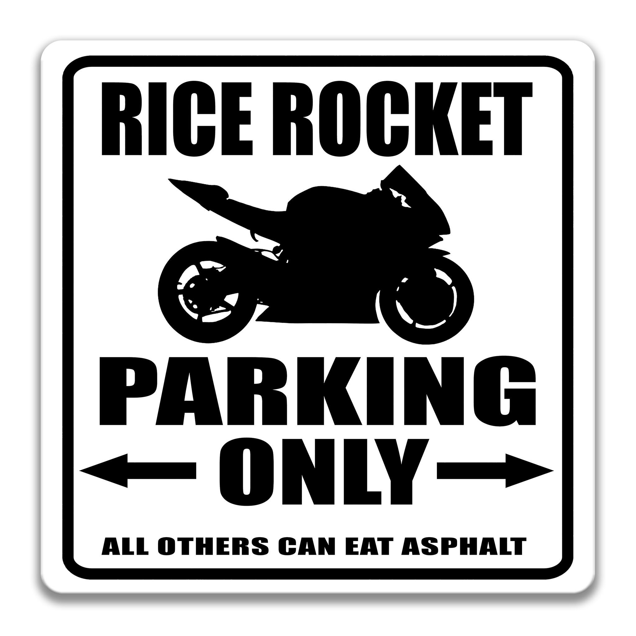 Rice Rocket Parking Only Sign Rice Rocket Sign Rice Rocket - Etsy