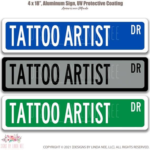 Tattoo Artist Sign Tattoo Shop Sign Tattoo Lover Gift - Etsy