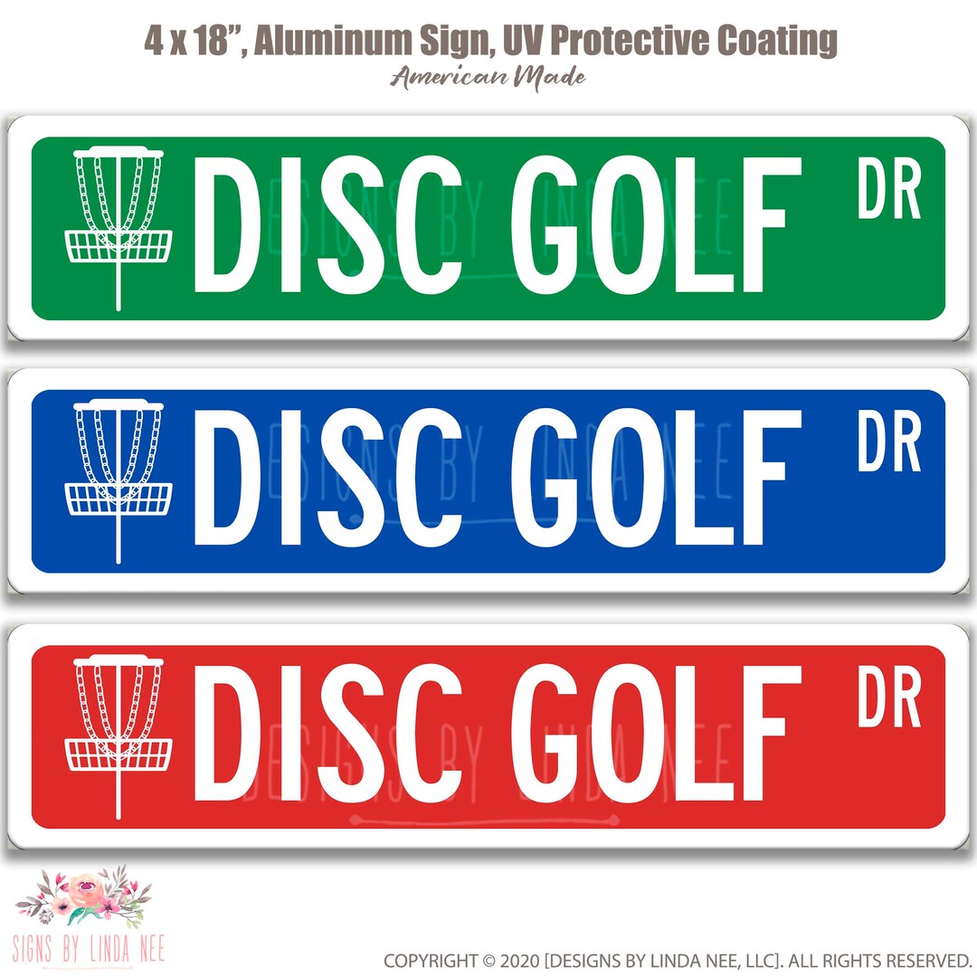Disc Golf, Disc Golf Basket, Disc Golf Sign, Disc Golf Gift, Disc Golf ...