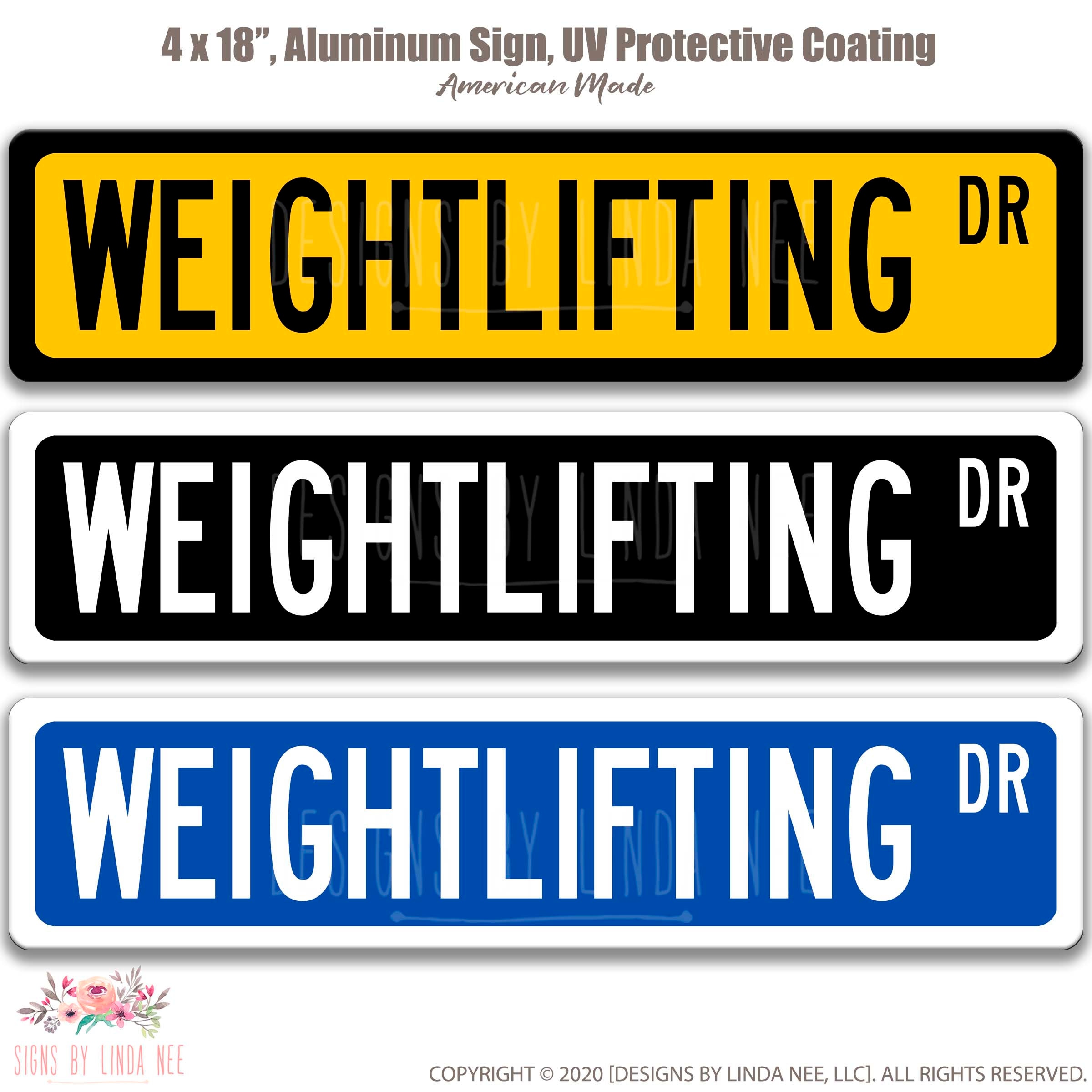 Home Décor Deadlifting Decor Strength Training Deadlifting Sign Power ...