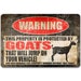 Goat Decor Funny Goat Sign Barn Sign Yard Sign Goat Decor Goat Gift ...