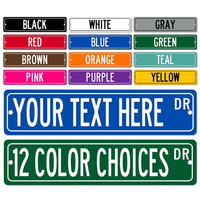 Street Names to Use - Etsy