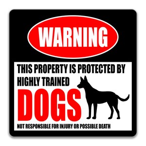 Dog Sign Cabin Sign Funny Dog Sign Dog Decor Dog Warning Sign Funny ...