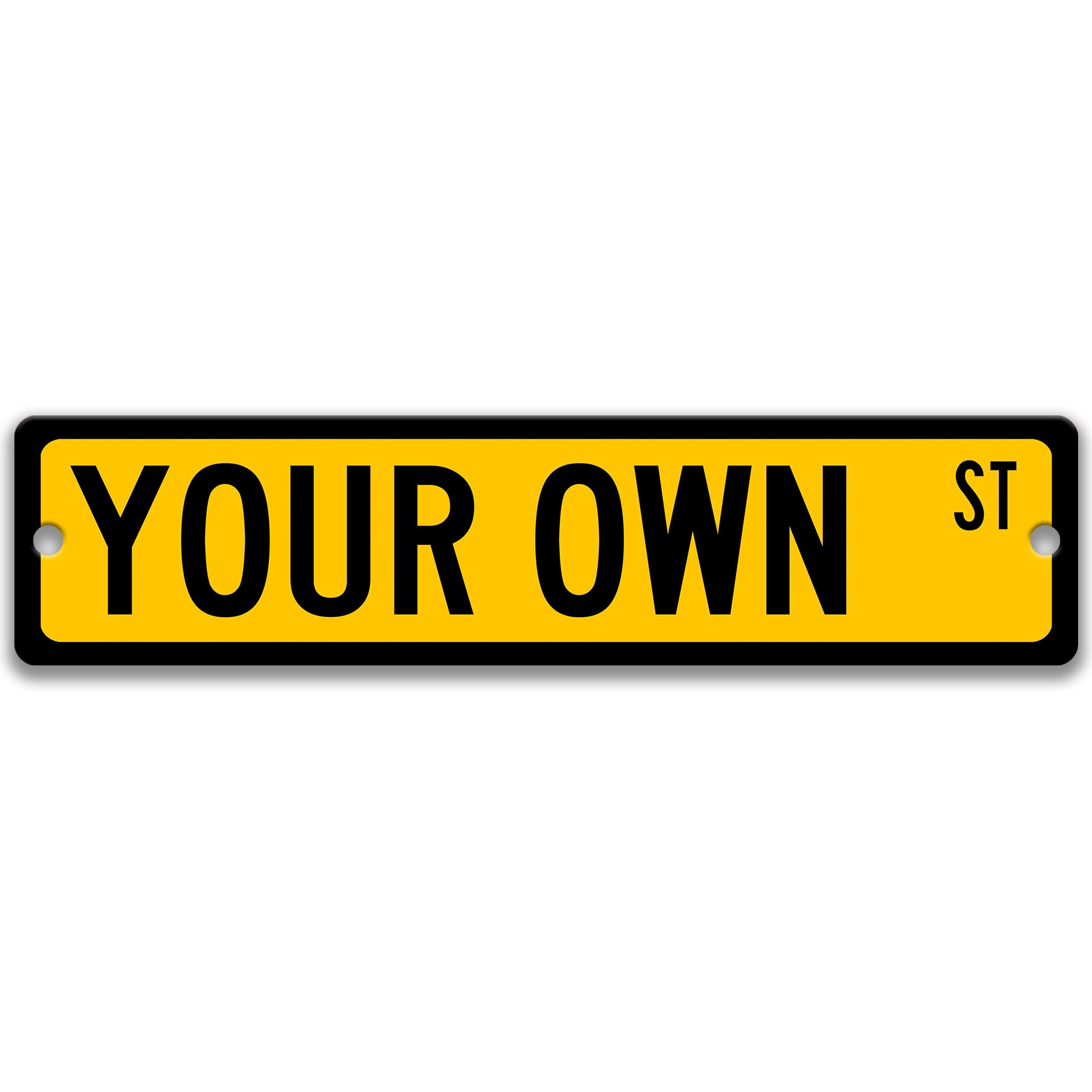 Personalized Street Sign, You Choose Words Sign, Your Street Here Sign ...