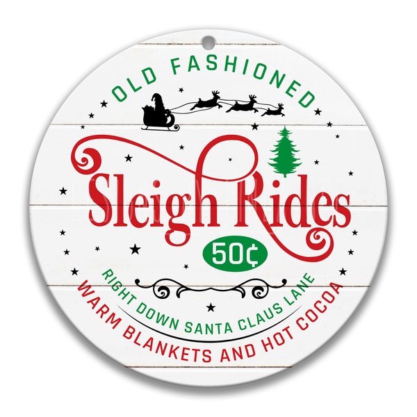 Sleigh Ride Sign - Etsy