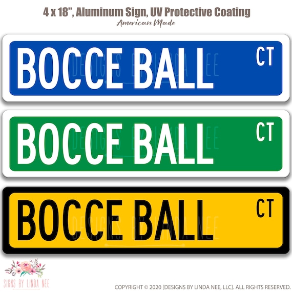 Bocce Ball Bocce Ball Sign Bocce Tournament Sign Bocce Ball | Etsy