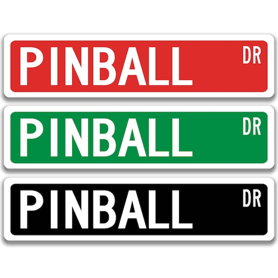 Pinball Sign Game Room Decor Pinball Room Sign Pinball | Etsy