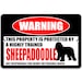 Funny African Wild Dog Warning Sign, African Wild Dog Decor, Campsite ...