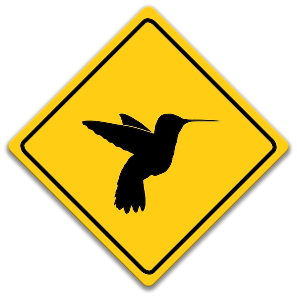 Hummingbird Crossing Sign - Etsy