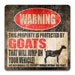 Funny Goat Sign Goat Decor Barn Sign Yard Sign Goat Decor Goat Gift ...