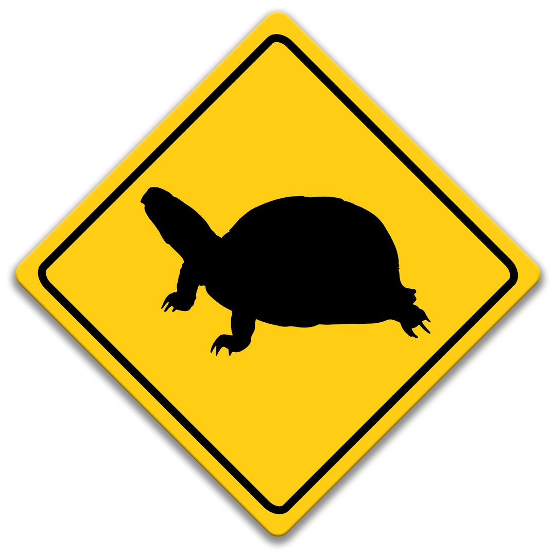Turtle Crossing Sign, Sea Turtle Xing Sign, Turtle Decor, Cute Turtle ...