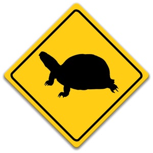 Turtle Crossing Sign, Sea Turtle Xing Sign, Turtle Decor, Cute Turtle ...