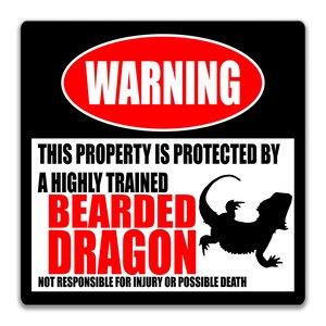 Funny Bearded Dragon Sign Pet Bearded Dragon Sign Bearded Dragon ...