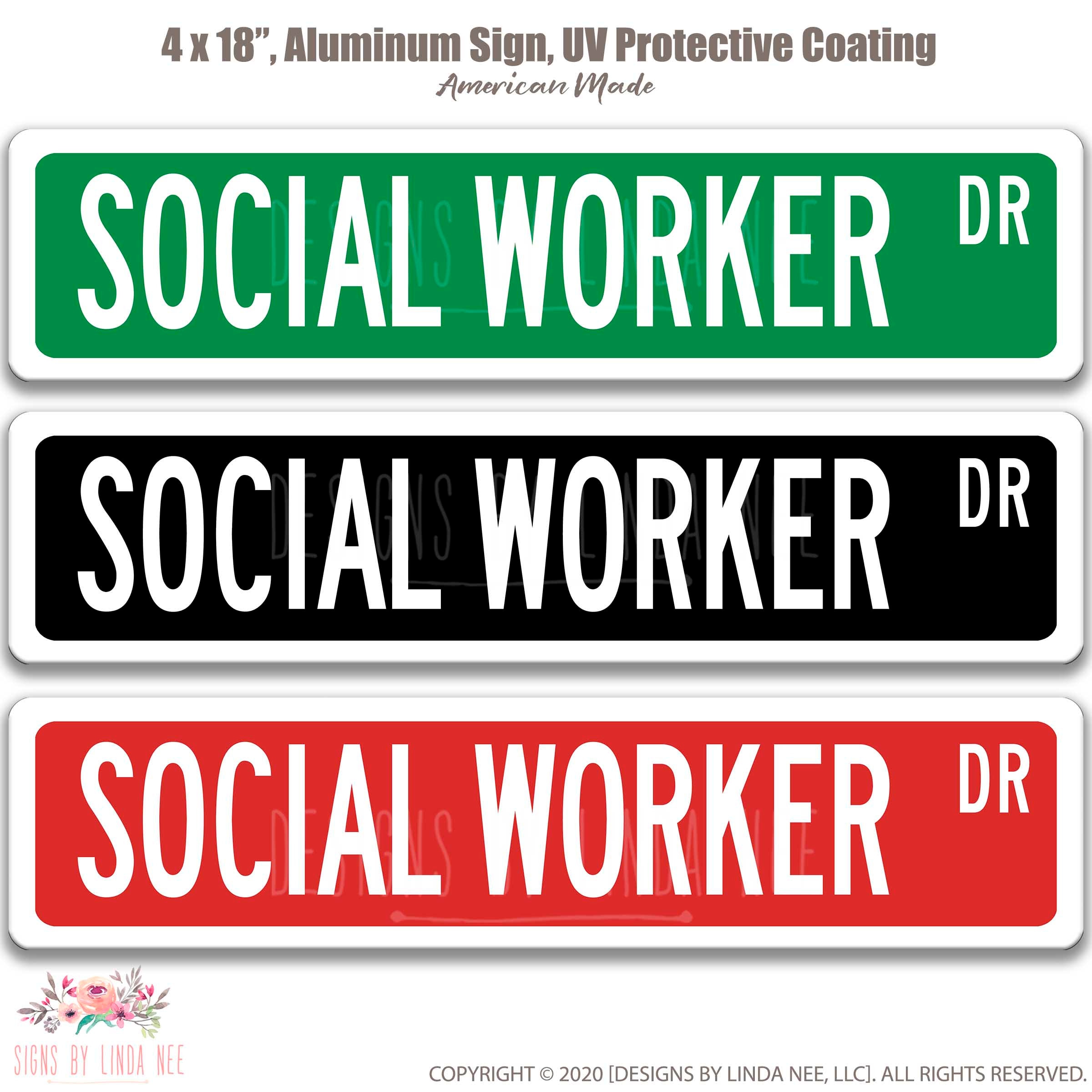 Social Worker Sign Gift for Social Worker Graduation Gift | Etsy