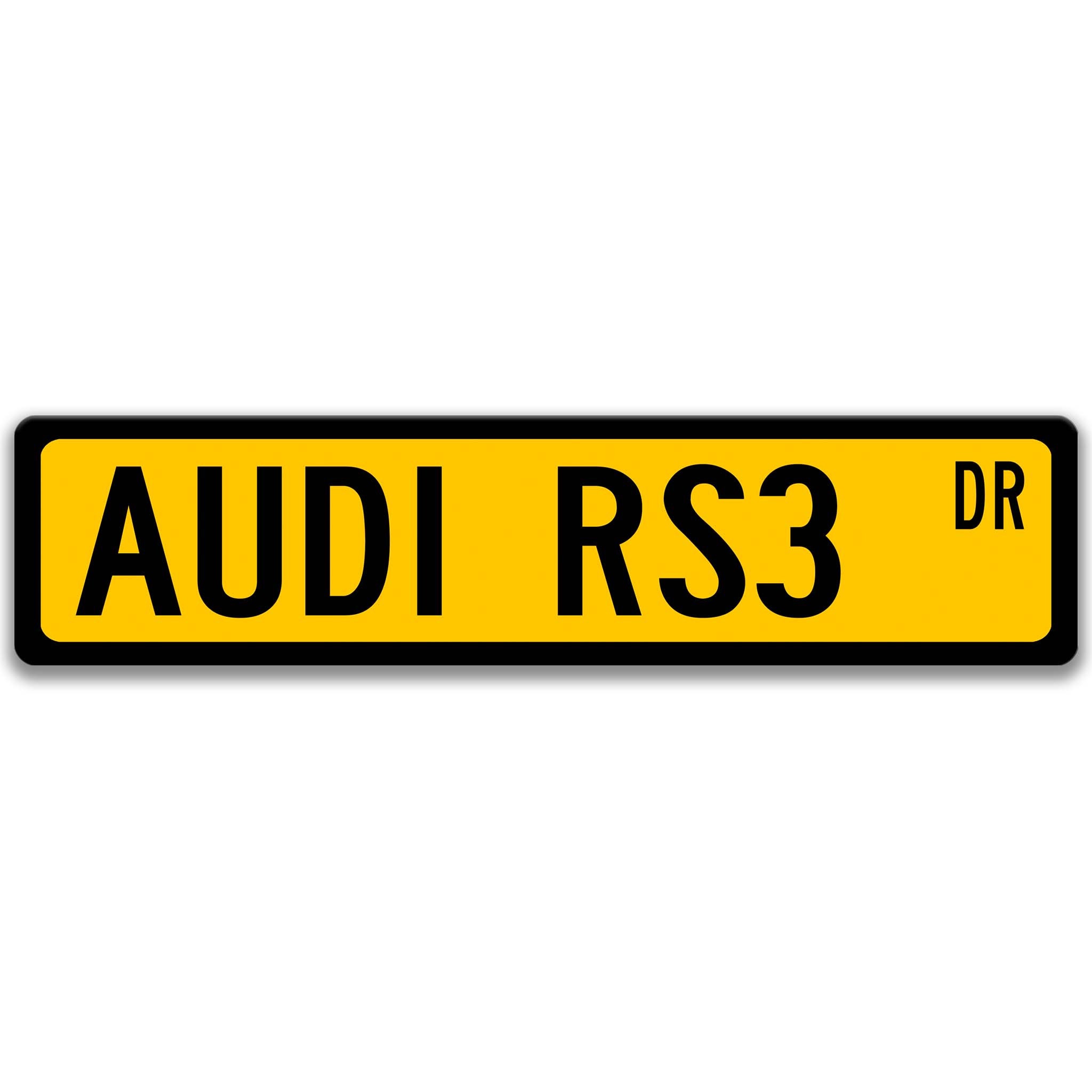 Audi RS3 Street Sign Garage Sign Auto Accessories A-SSV052 - Etsy UK
